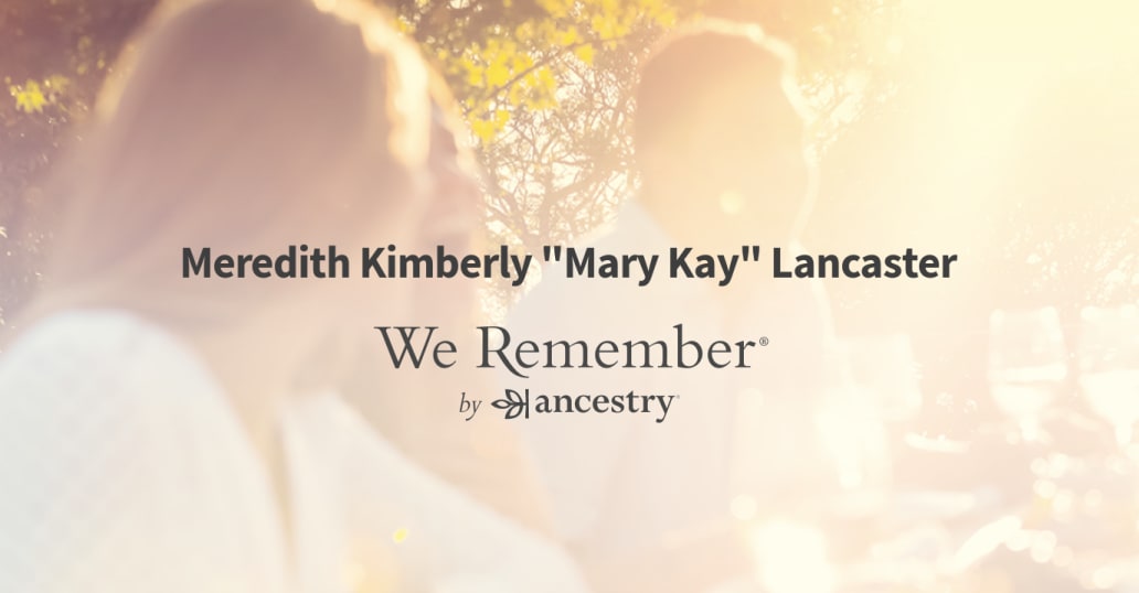 Meredith Kimberly "Mary Kay" Lancaster (1969-2019) | Obituary